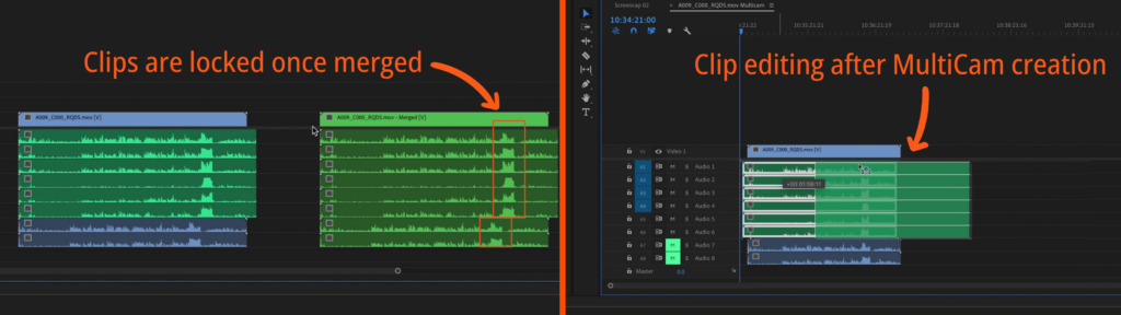 MultiCams vs Merged Clips in Premiere Pro | Film Editing Pro