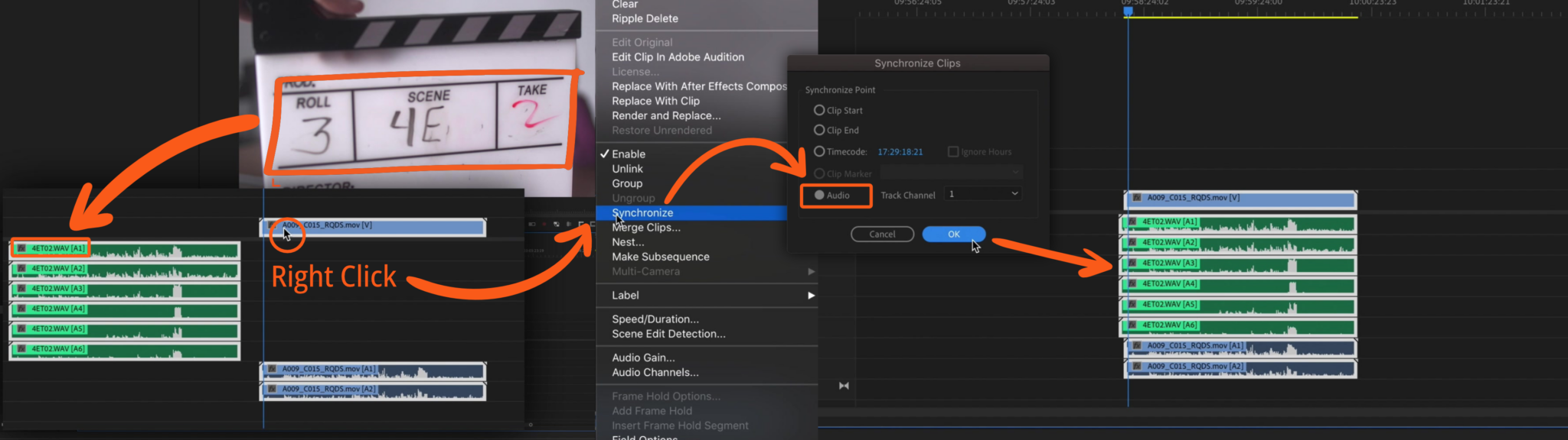 Creating a MultiCam with Audio Waveforms in Premiere Pro | Film Editing Pro